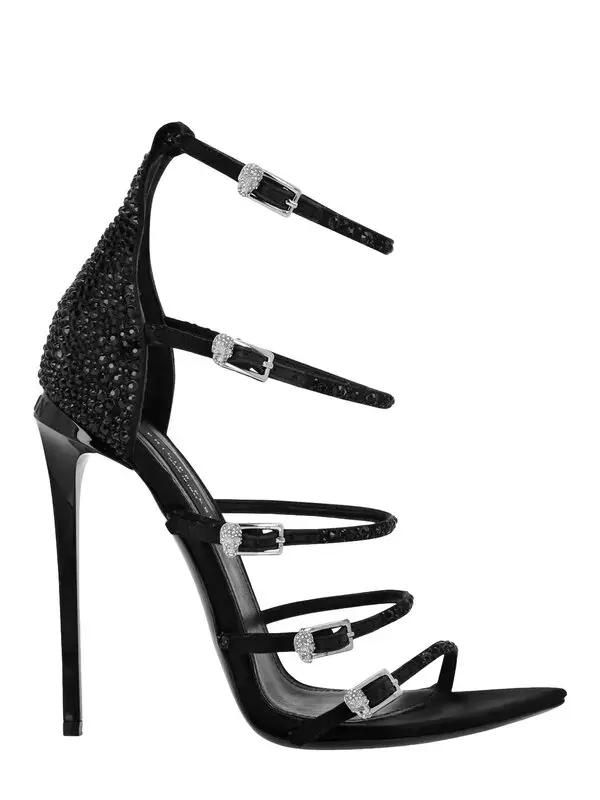 Philipp Plein 120mm Multi-strap Sandals - Black