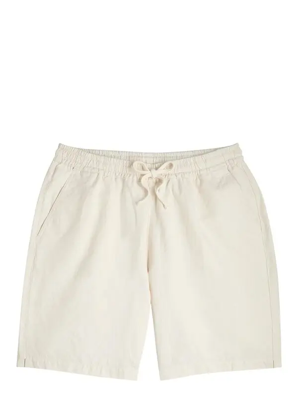 Universal Works Simple Linen-blend Shorts - Ecru