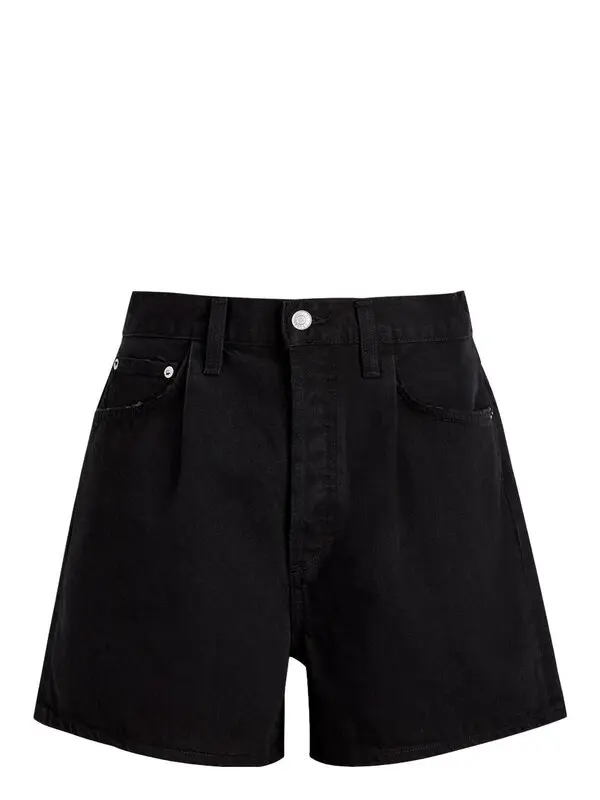 AGOLDE Rhoda Denim Shorts - Black