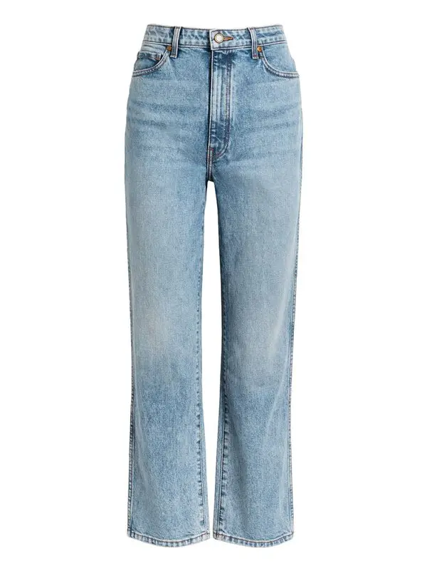 Khaite Abigail Straight-leg Jeans - Denim