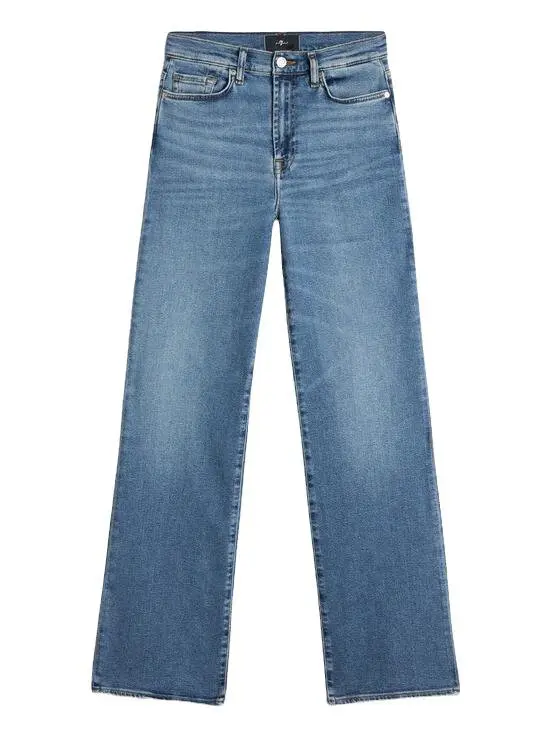 7 For All Mankind Luxe Vintage Alexa Straight-leg Jeans - Denim