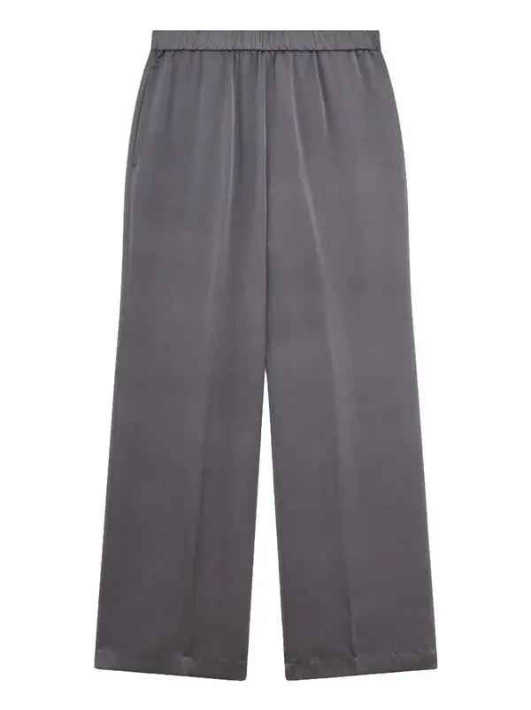 Aspesi Wide-leg Cotton Trousers - Grey
