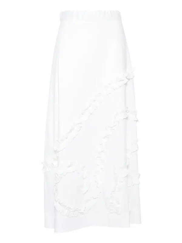 CLIPS Pleated Skirt - White