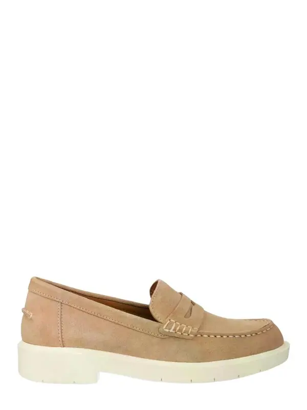 Geox Spherica Ec1 Suede Loafers - Neutrals