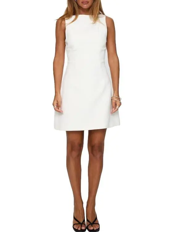 Princess Polly Klaudia Sleeveless Sheath Mini Dress - White