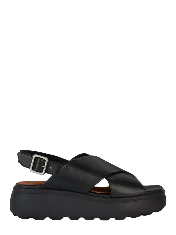 Geox Spherica Ec4.1 S Platform Sandals - Black