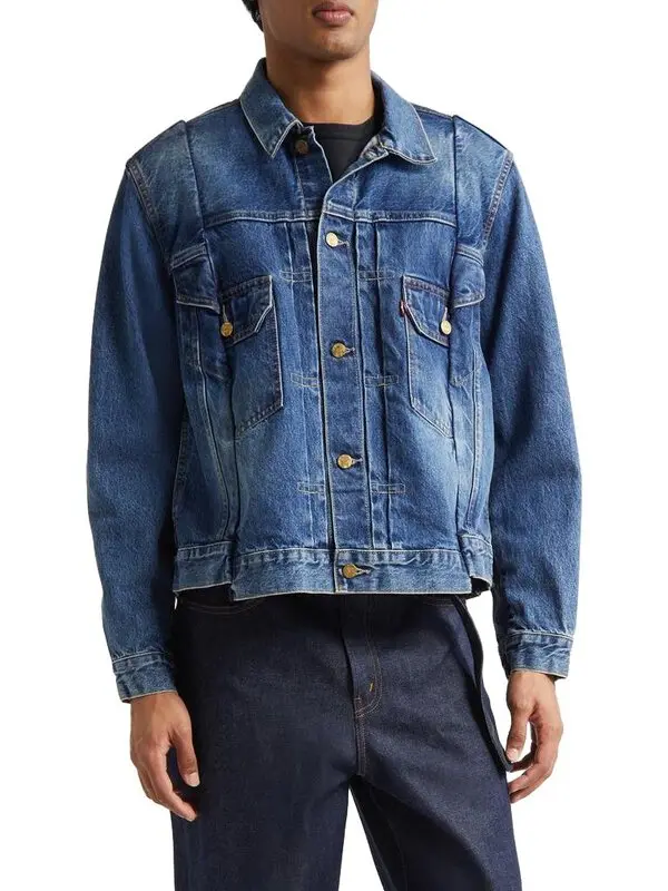 Sacai X Levi's® Gender Inclusive Denim Jacket - Blue