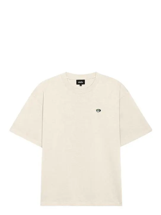 DALIX Lil Matcha Heavy Weight Cotton Tee - Bone