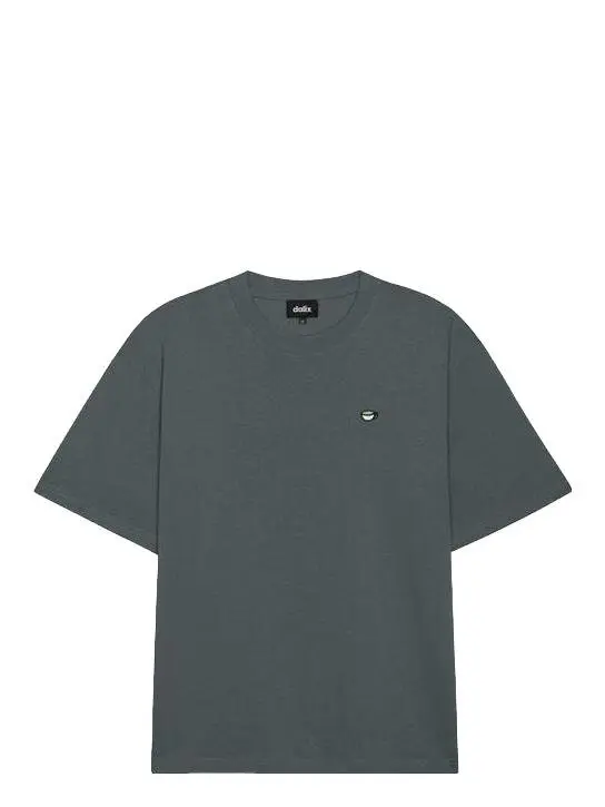 DALIX Lil Matcha Heavy Weight Cotton Tee - Space Gray