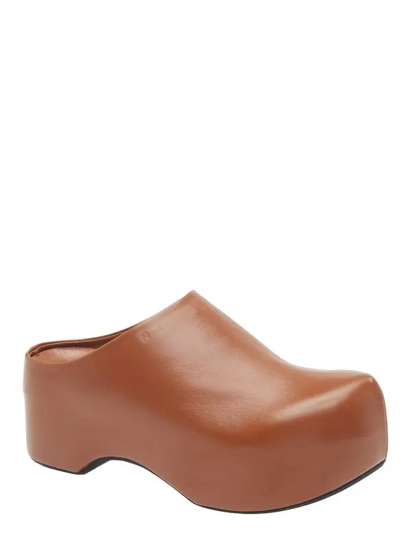 Marni Chunky Platform Clog - Wood