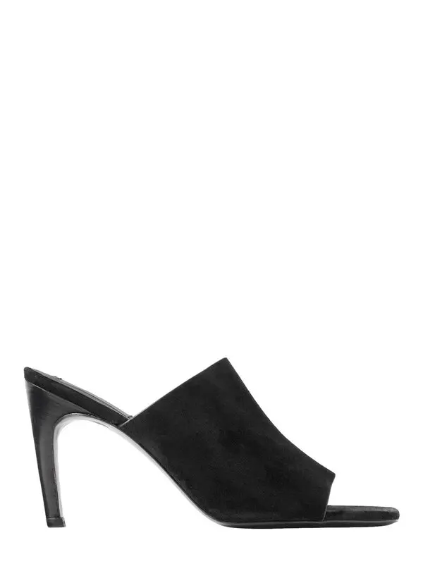 TOTEME Suede Mules - Black