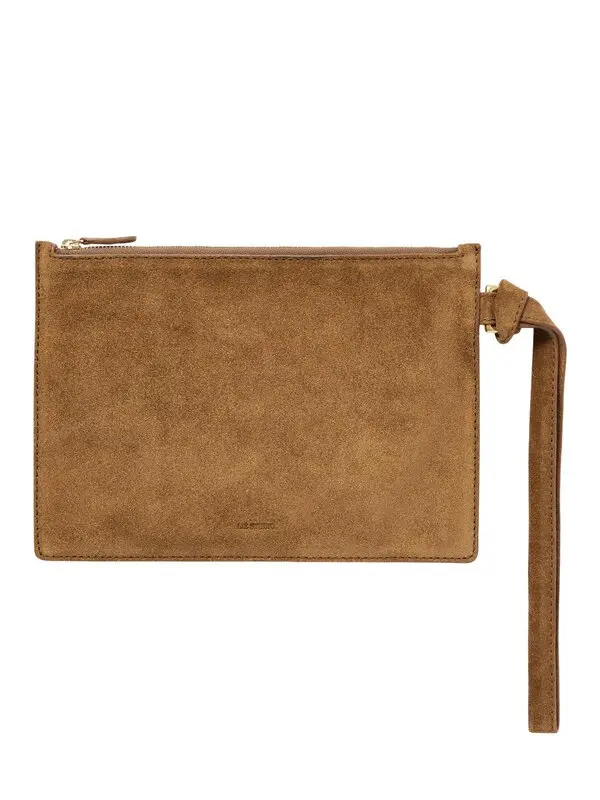 Lié Studio Charlie Suede Clutch - Brown