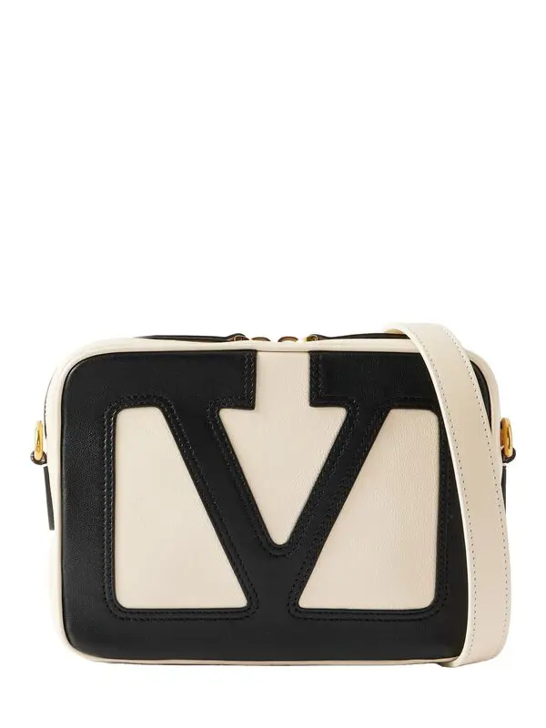 Valentino Garavani Viva Superstar Leather Shoulder Bag - Off-white