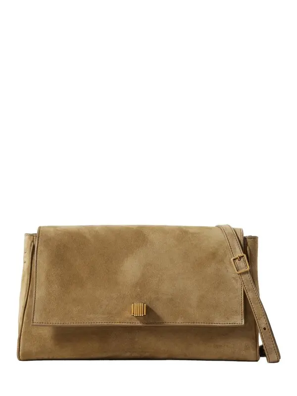 Khaite - Audrey Suede Shoulder Bag
