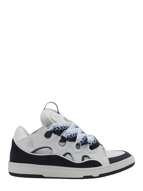 LANVIN Curbin Sneakers - White/navy Blue