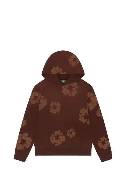 DENIM TEARS Mono Cotton Wreath Hoodie - Brown