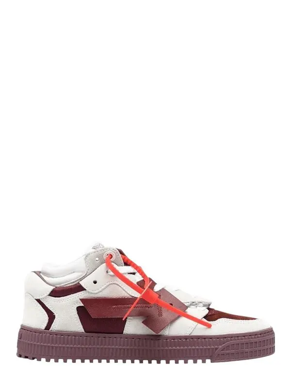 Off-White Off 3.0 Floating Arrow Sneakers - White/burgundy