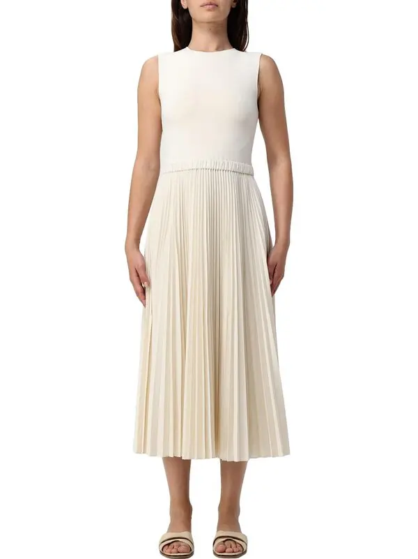 Theory Midi Dress - Natural
