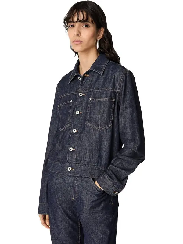 Bottega Veneta Denim Trucker Jacket - Indigo