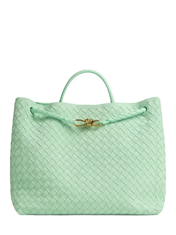 BOTTEGA  VENETA Large Intrecciato Andiamo Top-handle Bag - Wasabi