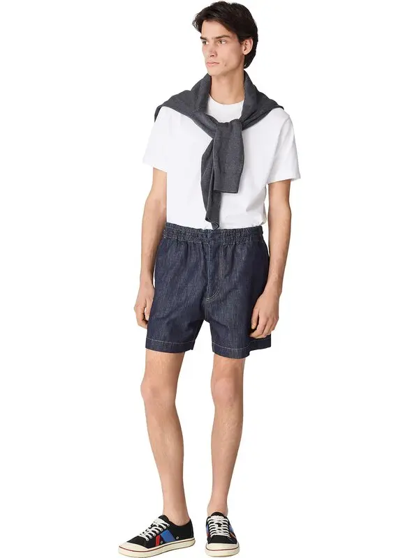 Bottega Veneta Rinsed Denim Shorts - Indigo