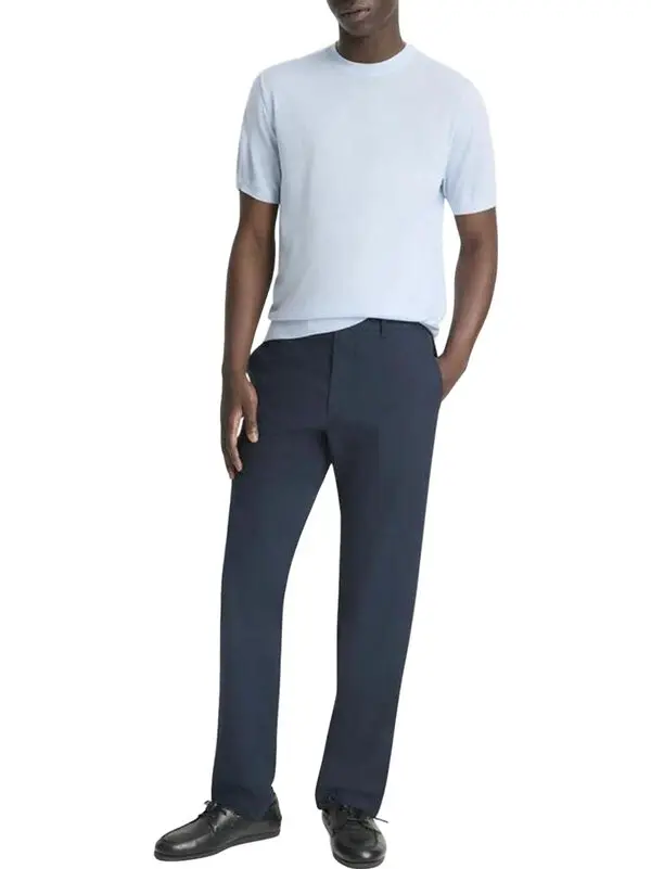 Vince Featherweight Wool-cashmere Crewneck Sweater - Mdblue