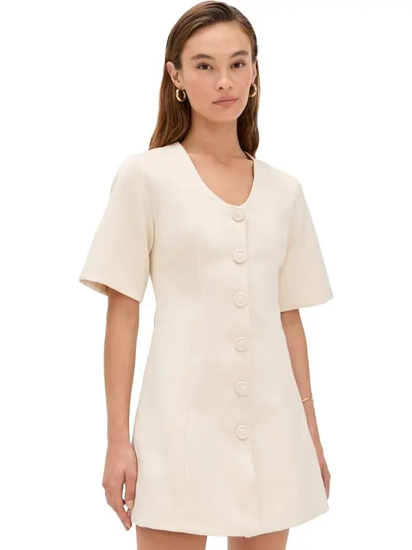 BY MALENE BIRGER Josephine Mini Dress - Pearl