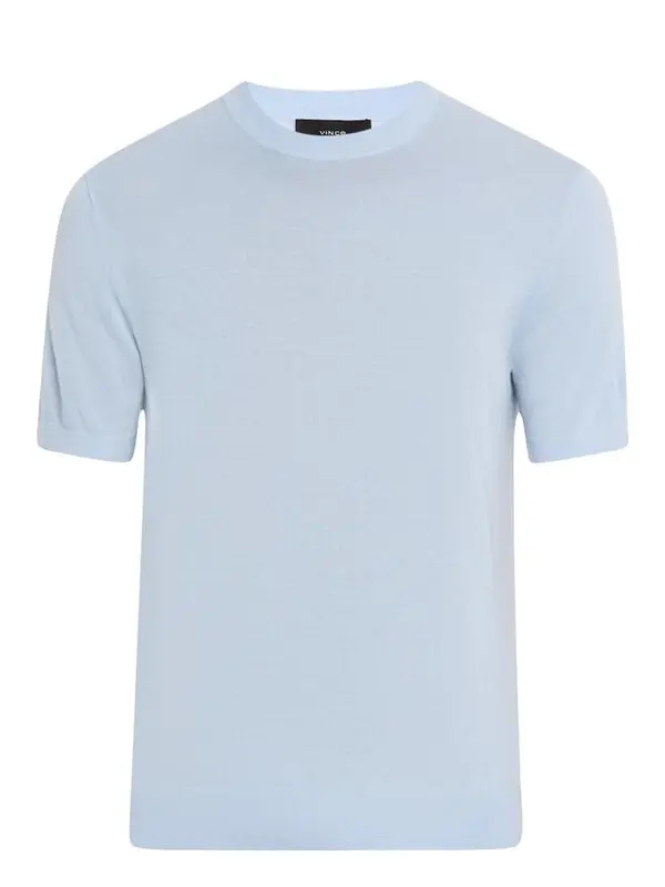 Vince Featherweight Wool-cashmere Crewneck Sweater - Mdblue