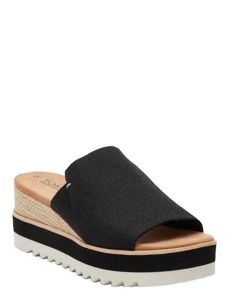 Toms Diana Mule Sandal - Black