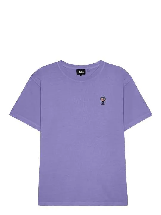 DALIX Spritz Midweight Garment Dye Tee - Purple Haze