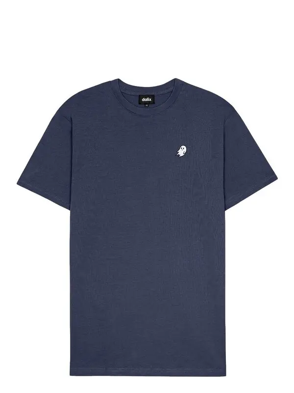 DALIX Ghost Soft Heavyweight Tee - Harbor Blue