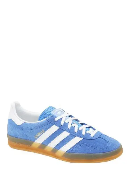 Adidas Gazelle Indoor Sneaker - Blue/ White/ Gold