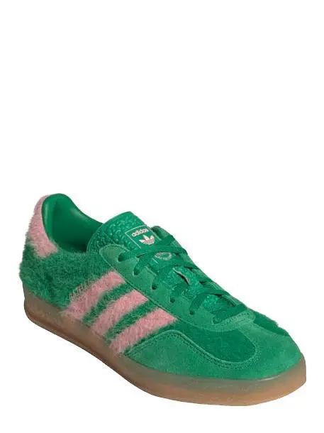 Adidas Gazelle Indoor Sneaker - Green/pink/gum