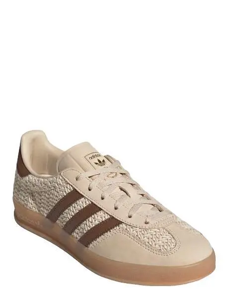 Adidas Gazelle Indoor Sneaker - Sand Strata/ Brown/ Gum
