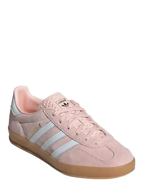 Adidas Gazelle Indoor Sneaker - Sandy Pink/ White/ Gum