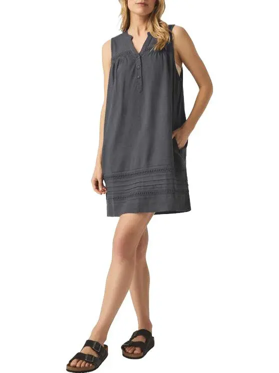 Splendid Catalina Linen Blend Minidress - Ink