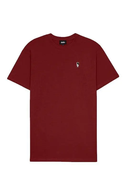 DALIX Astronaut Soft Heavyweight Tee - Brick Red