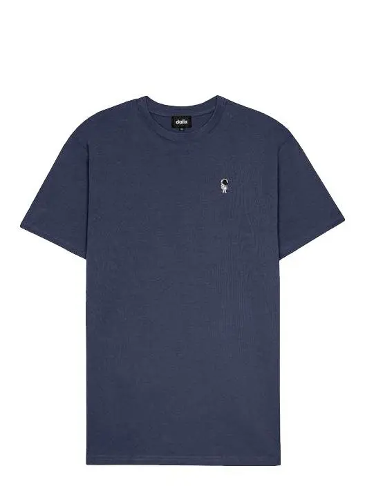 DALIX Astronaut Soft Heavyweight Tee - Harbor Blue