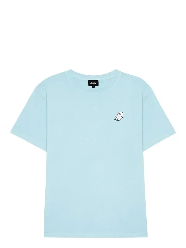 DALIX Ghost Midweight Garment Dye Tee - Sky Blue
