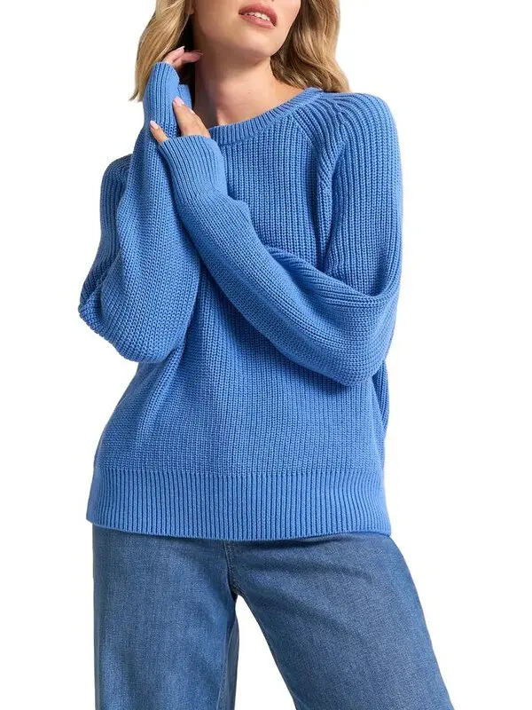 Matty M. Pepper Pullover Sweater - French Blue