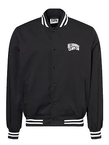 BILLIONAIRE BOYS CLUB Classic Varsity Brand-print Cotton-blend Jacket - Black