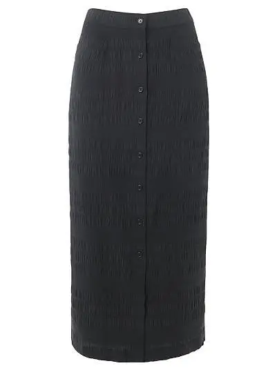 Whistles Slim-fit Stretch-woven Midi Skirt - Black