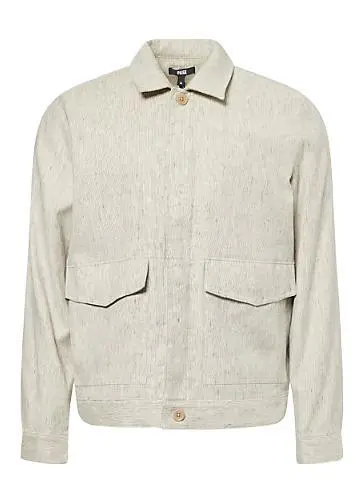 Paige Jerico Melange Woven Jacket - Stucco Melange