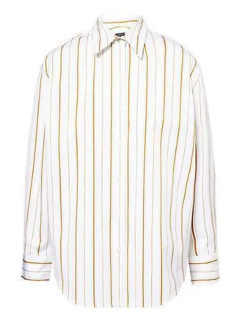 Rag & Bone Jessica Stripe-print Cotton Shirt - Brwst