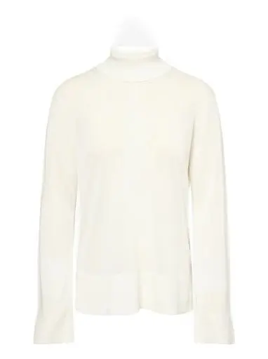 TOTEME Fine-knit Turtleneck Jumper - White