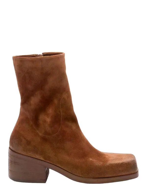 Marsèll Suede Ankle Boots - Brown