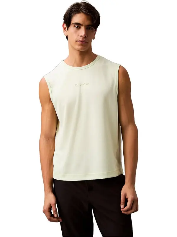 Calvin Klein Modern Sport Tank Top - Lime Cream