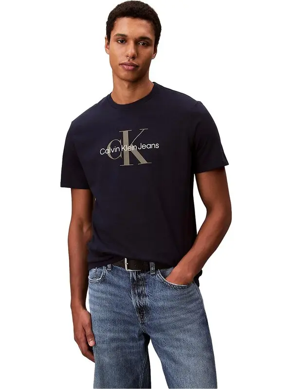 Calvin Klein Monologo Tee - Blue