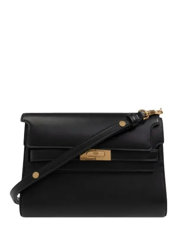 Tory Burch Lee Radziwill Shoulder Bag - Black