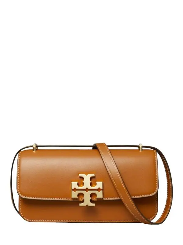 Tory Burch Eleanor E/w Small Convertible Shoulder Bag - Whiskey
